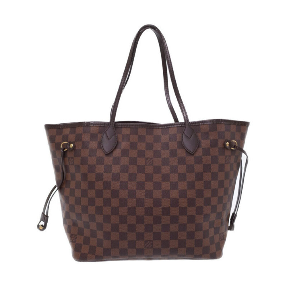 Louis Vuitton | Bags | Louis Vuitton Neverfull Brown Tote Ebene Damier ...